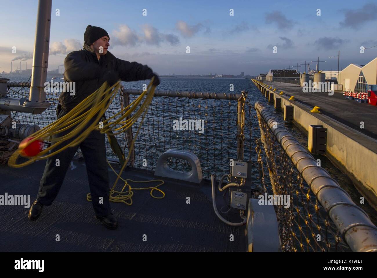 COPENHAGEN, Denmark (Jan. 30, 2019) – Fire Controlman (Aegis) 3rd Class ...