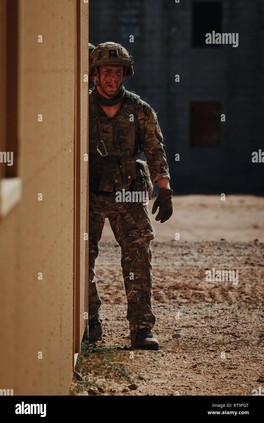 A U.K. Royal Marine with 45 Commando participates in Integrated ...