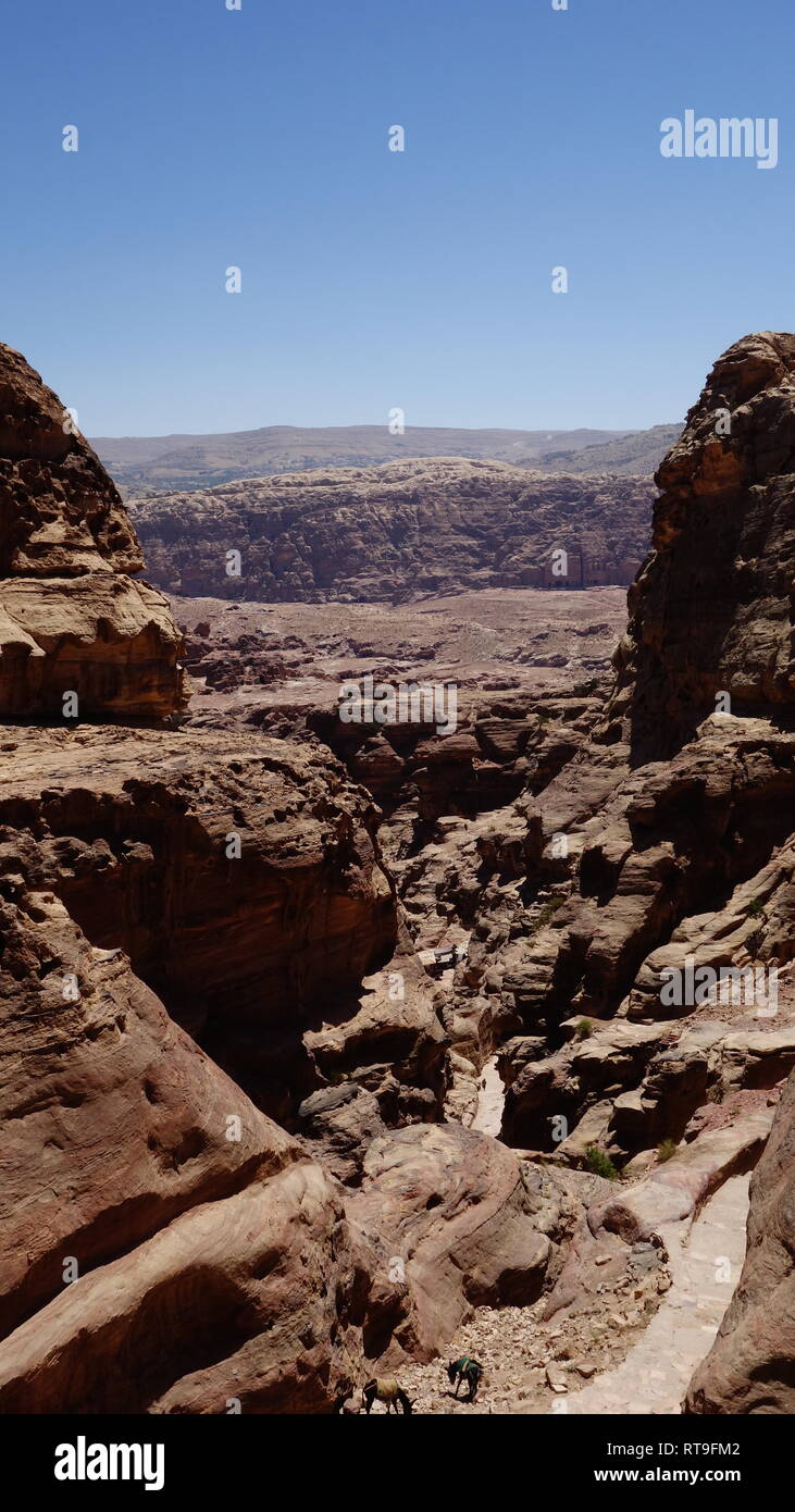 Petra in Jordan, Cave city Stock Photo - Alamy