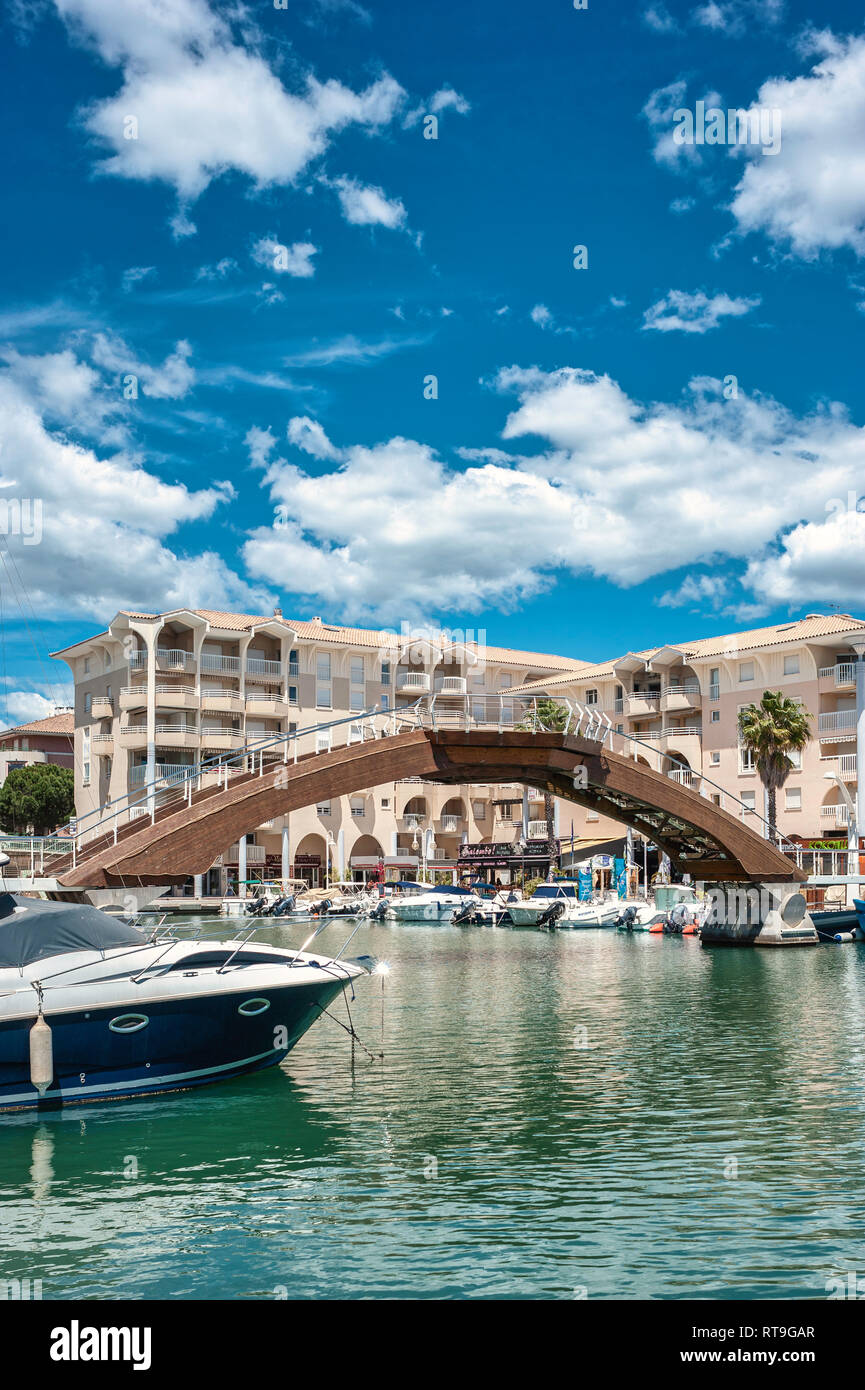 Marina of Port Frejus, Fréjus, Var, Provence-Alpes-Cote d`Azur, France ...