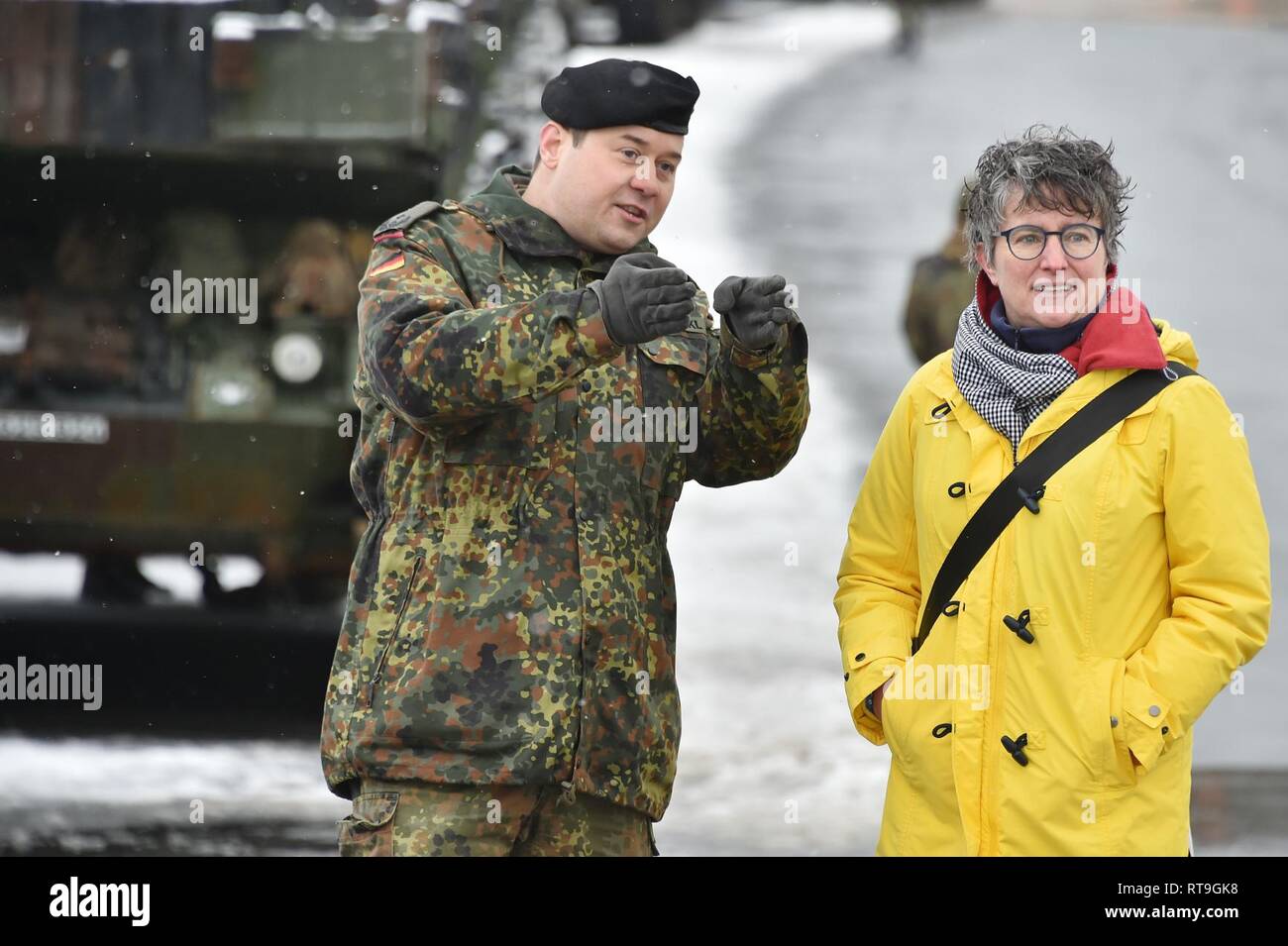 Lt. Col. Christian Märkl, deputy commander of the 104th Panzer ...