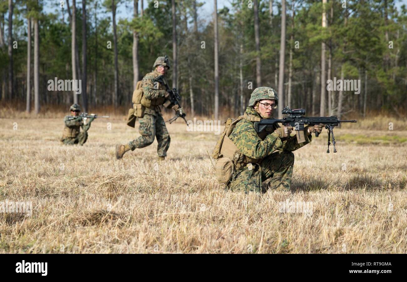 U.S. Marines with 1st Battalion, 6th Marine Regiment, 2nd Marine ...