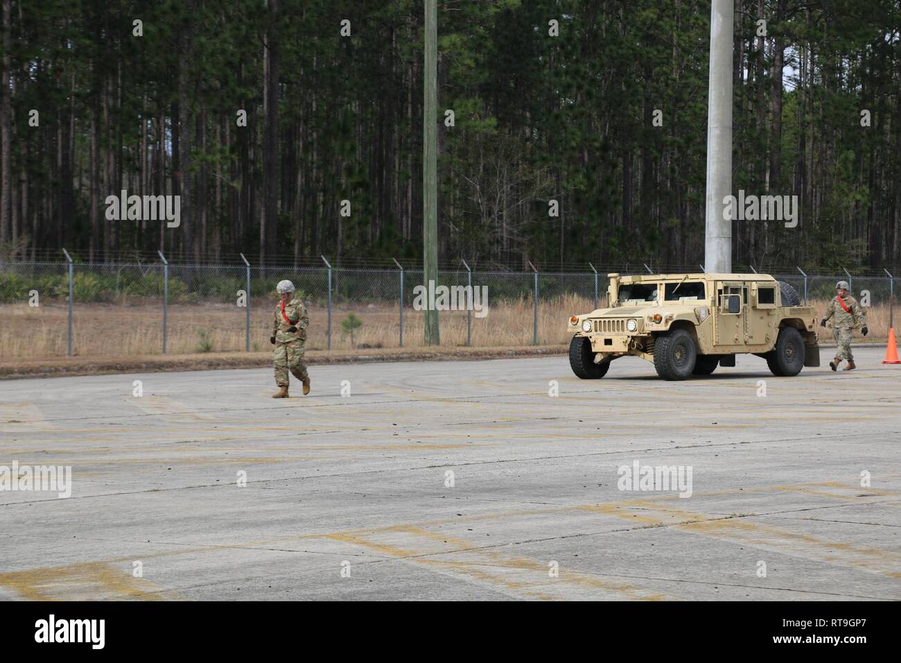 Staff Sgt. Jessica Bouffard (left), Pvt. Dan Riddle (right), assigned ...