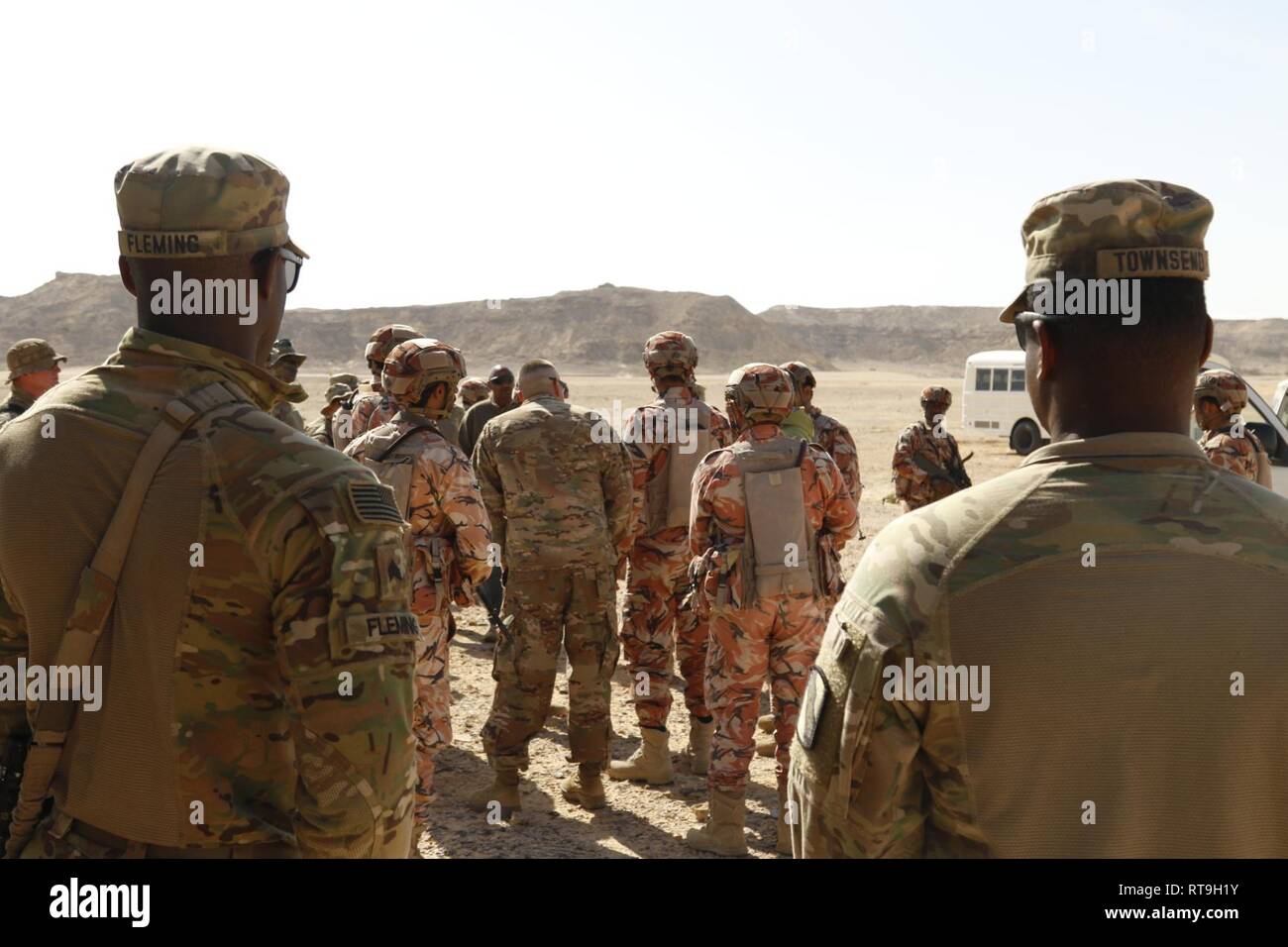 Two Soldiers of the 2nd Battalion, 198th Armored Regiment, 155th ...