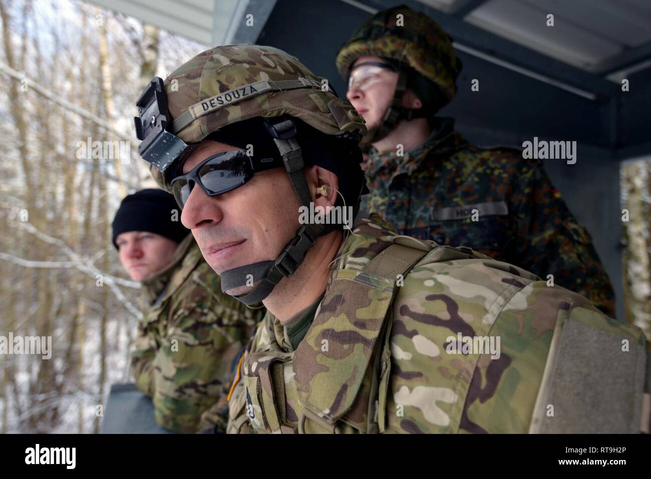 U.S. Army Sergeant First Class Wesley De Souza, assigned to 554th ...