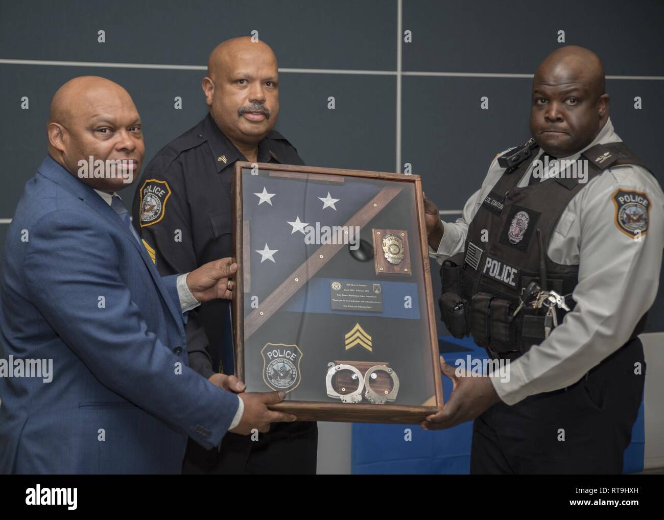 Law Enforcement Shadow Box Ideas