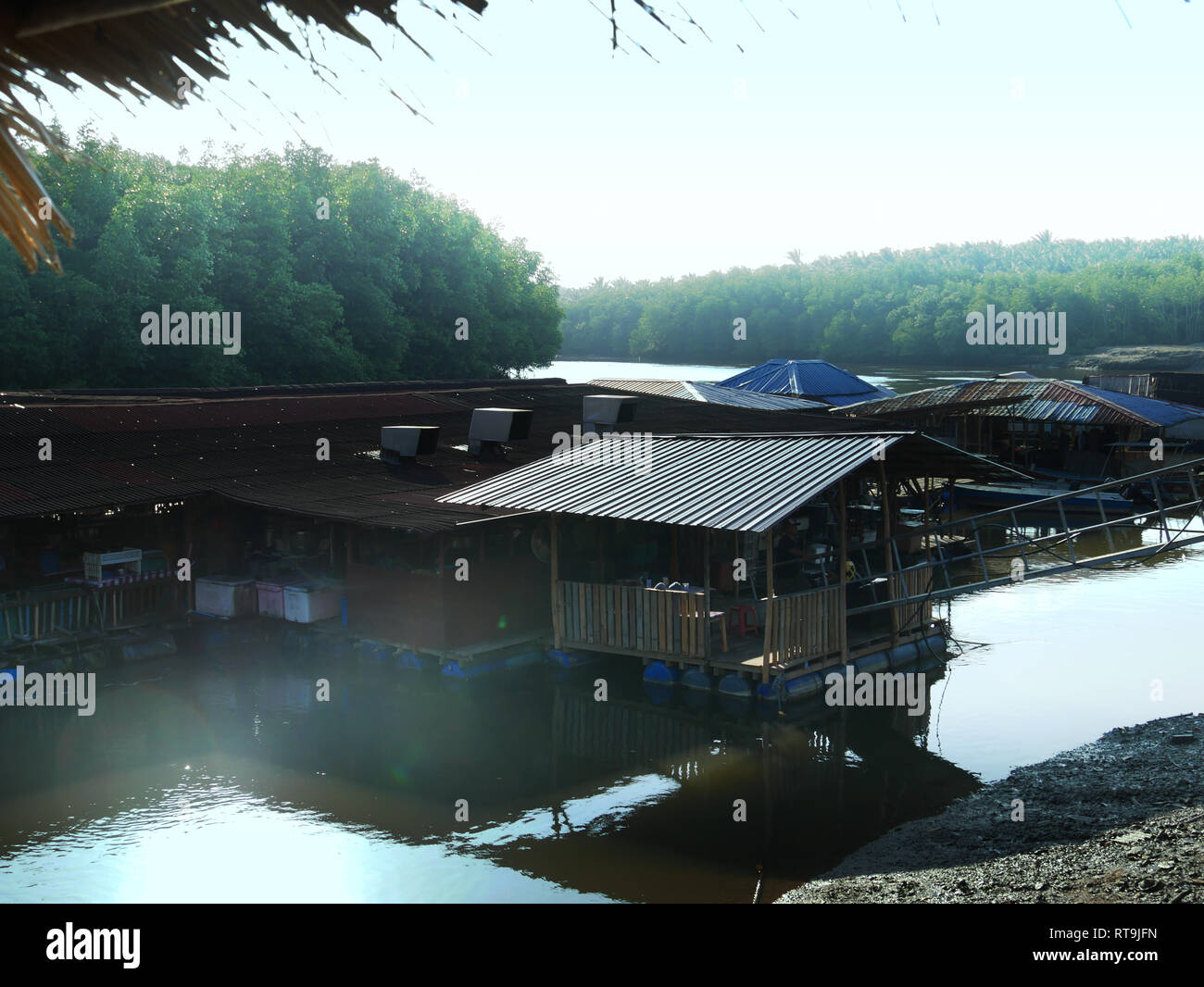 Peaceful water village Stock Photo - Alamy