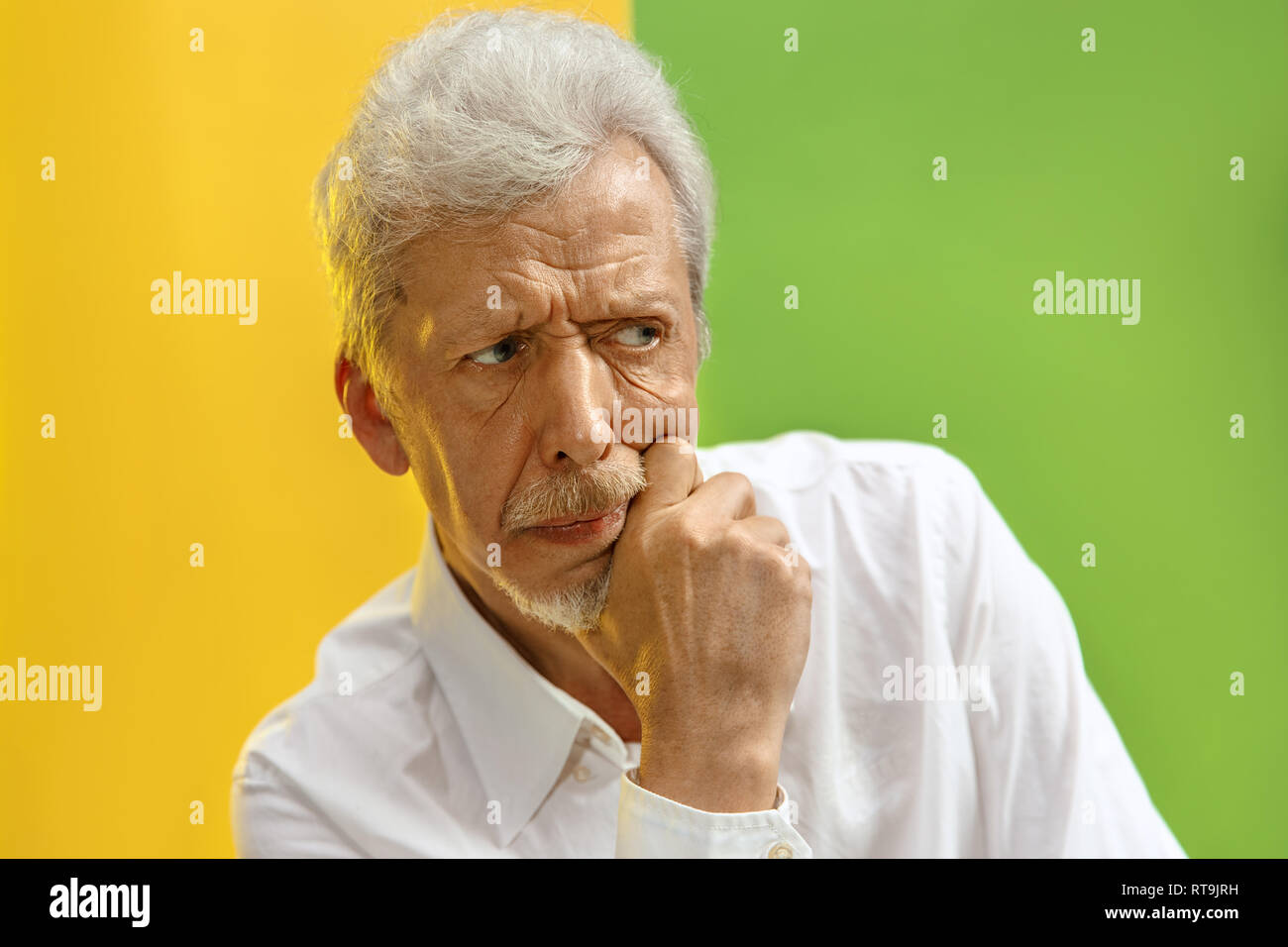 Person Remembering Something