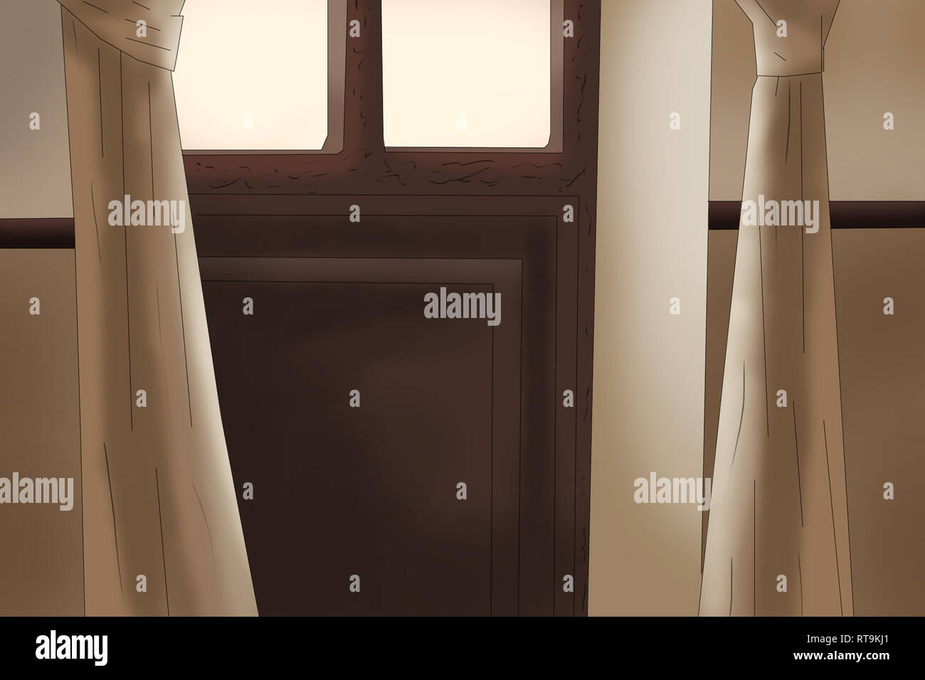 Inside viewing of place Stock Photo - Alamy