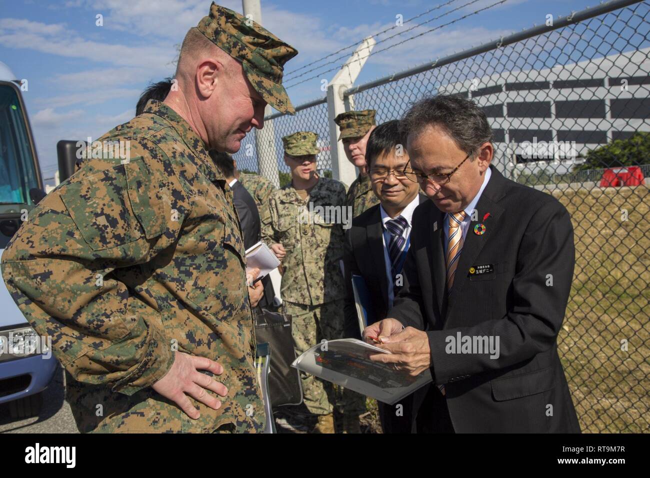 CAMP KINSER, OKINAWA, Japan – U. S. Marine Corps Brig. Gen. Christopher ...