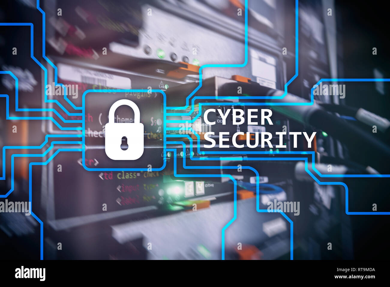 Cyber security, information privacy and data protection concept on ...