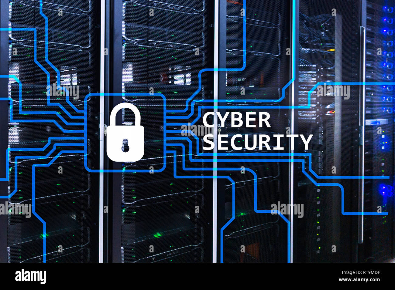 Cyber security, information privacy and data protection concept on ...