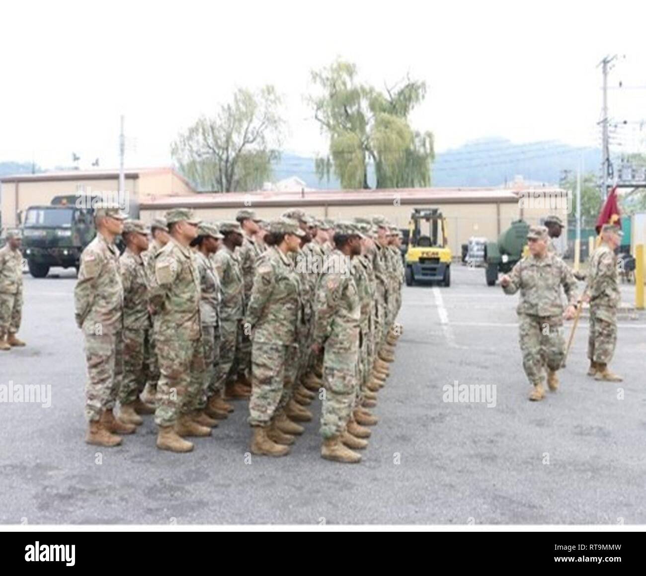 Command Sgt. Maj. Richard E. Merritt, Eighth Army command sergeant ...