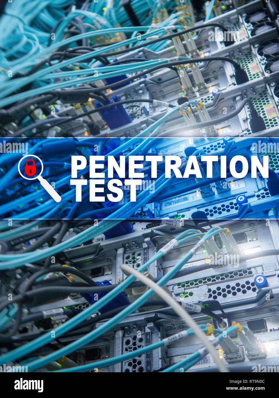 Penetration test. Cybersecurity and data protection. Hacker attack ...