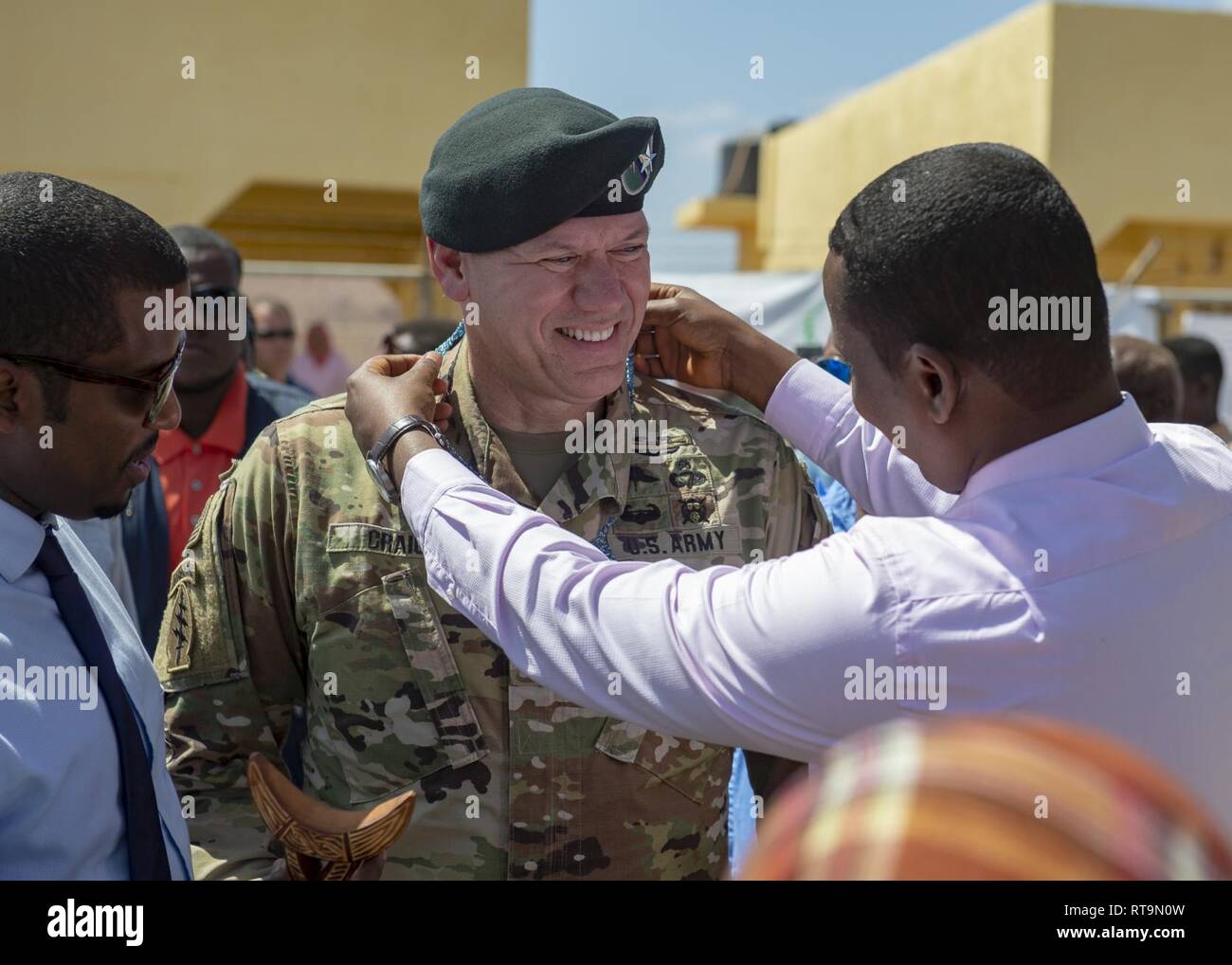 ALI OUNE, Djibouti - U.S. Army Maj. Gen. James D. Craig, commanding ...