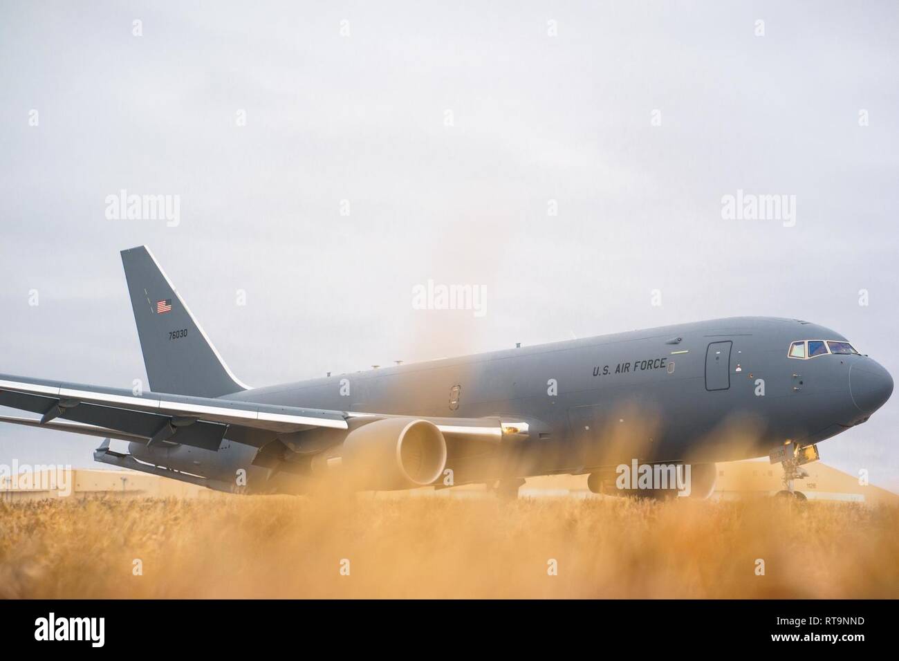 McConnell’s third KC-46A Pegasus lands on the flightline Jan. 31, 2019 ...