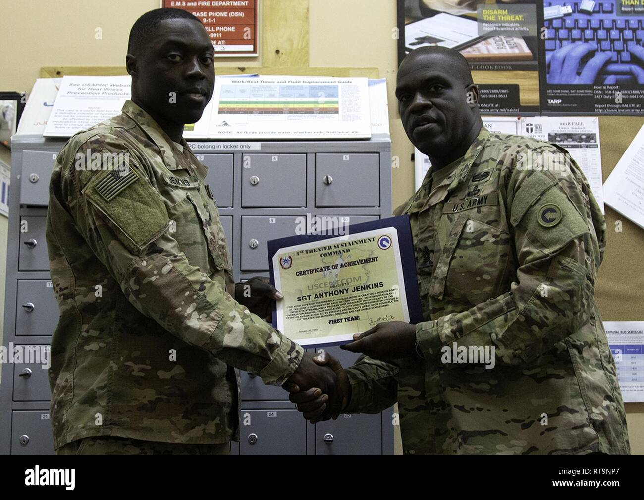 Sgt. Anthony Jenkins with the 28th Military Police Company, 300th ...
