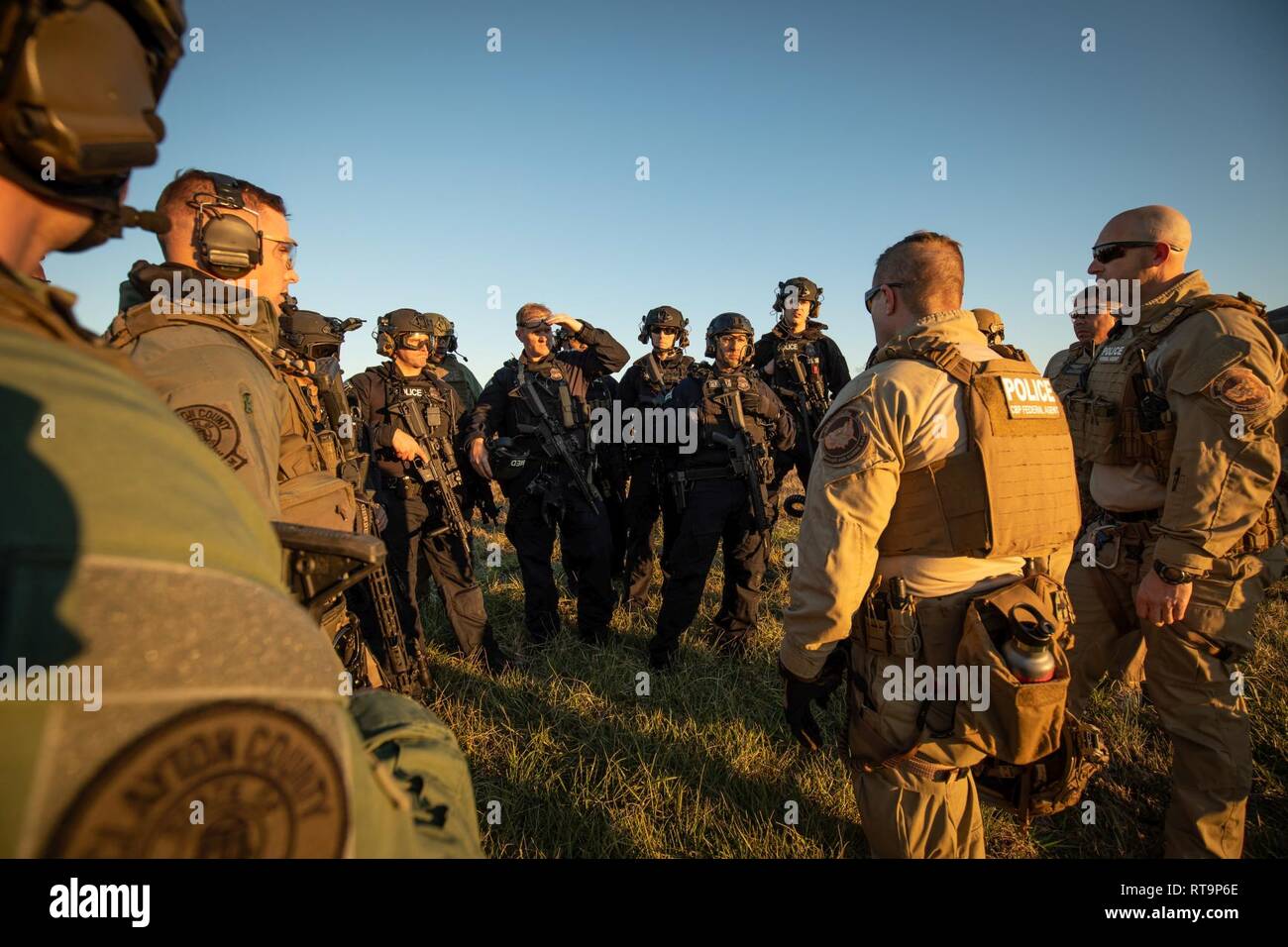 Office of field operations special response team hi-res stock ...