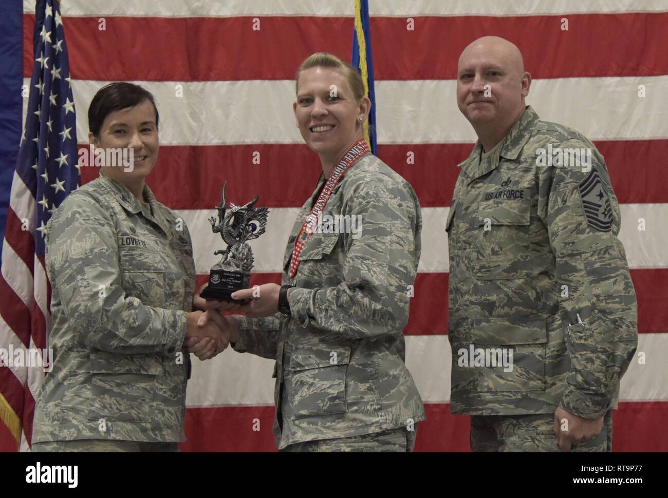 U.S. Air Force Col. Debra Lovette, 81st Training Wing commander, and ...