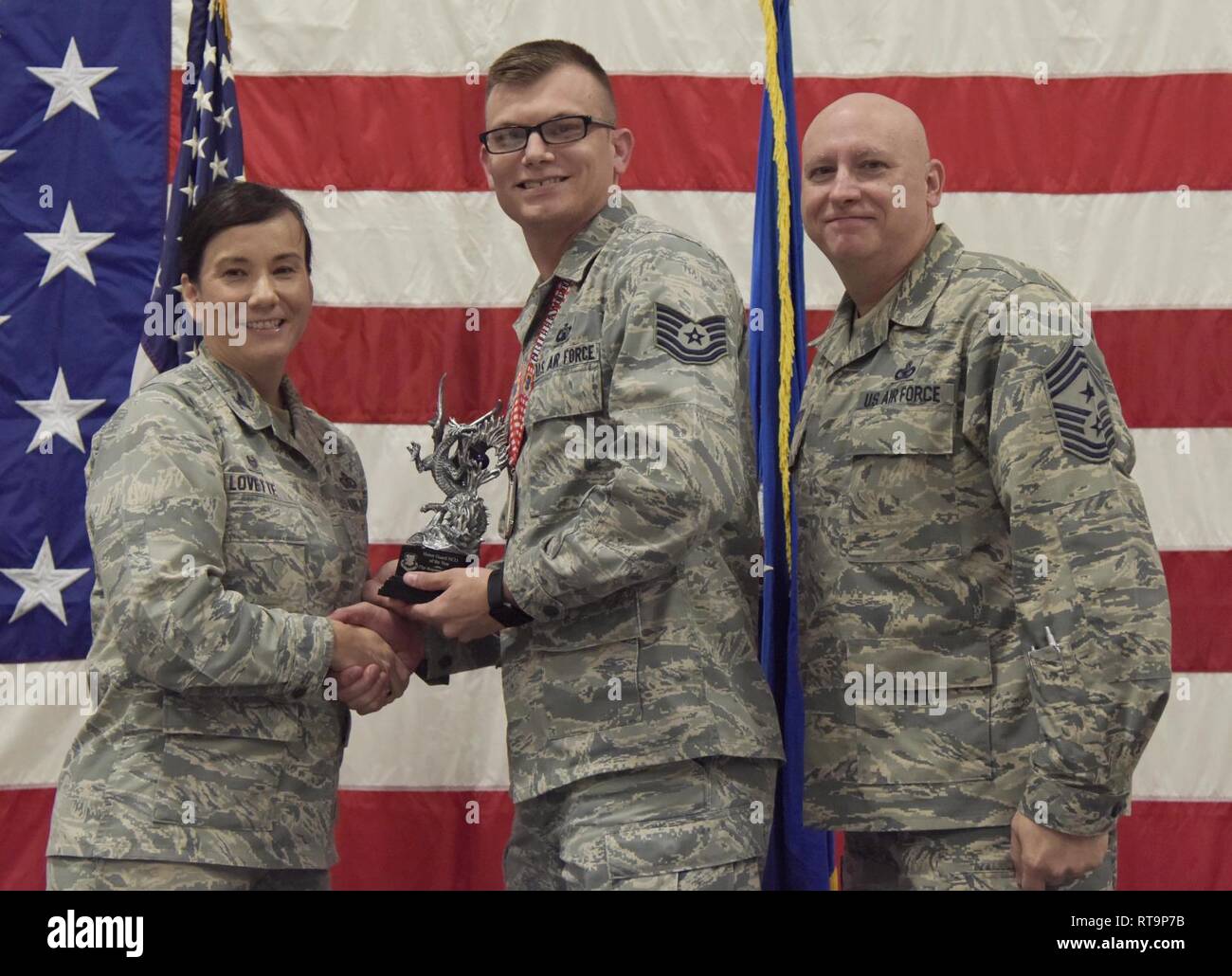 U.S. Air Force Col. Debra Lovette, 81st Training Wing commander, and ...