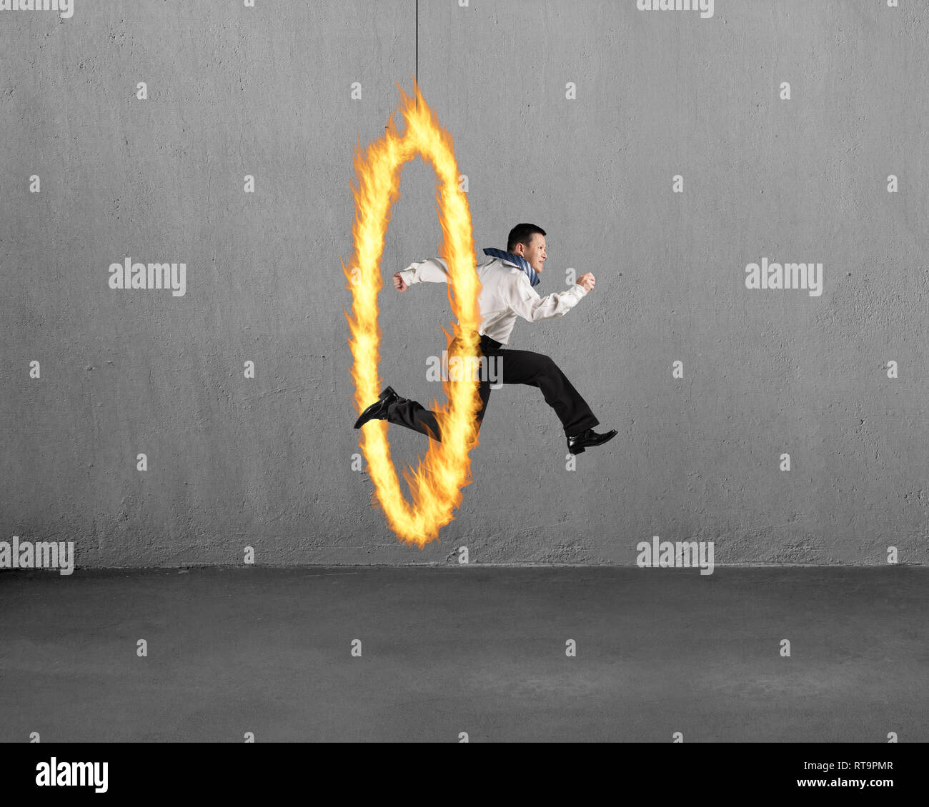 Jumping Through Hoop High Resolution Stock Photography and Images - Alamy