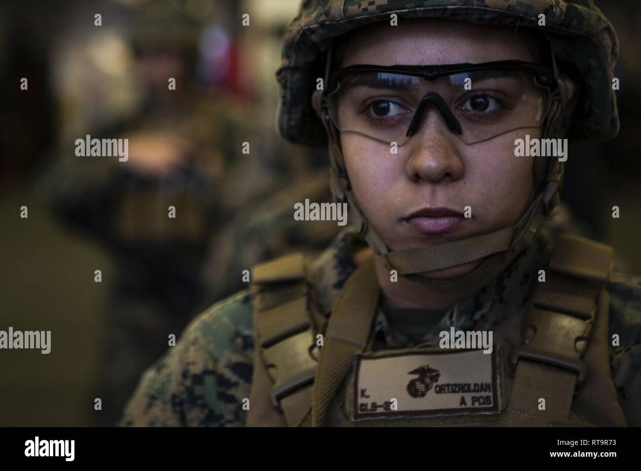 Cpl. Karina Ortiz-Roldan, a supply administration Marine with Combat ...