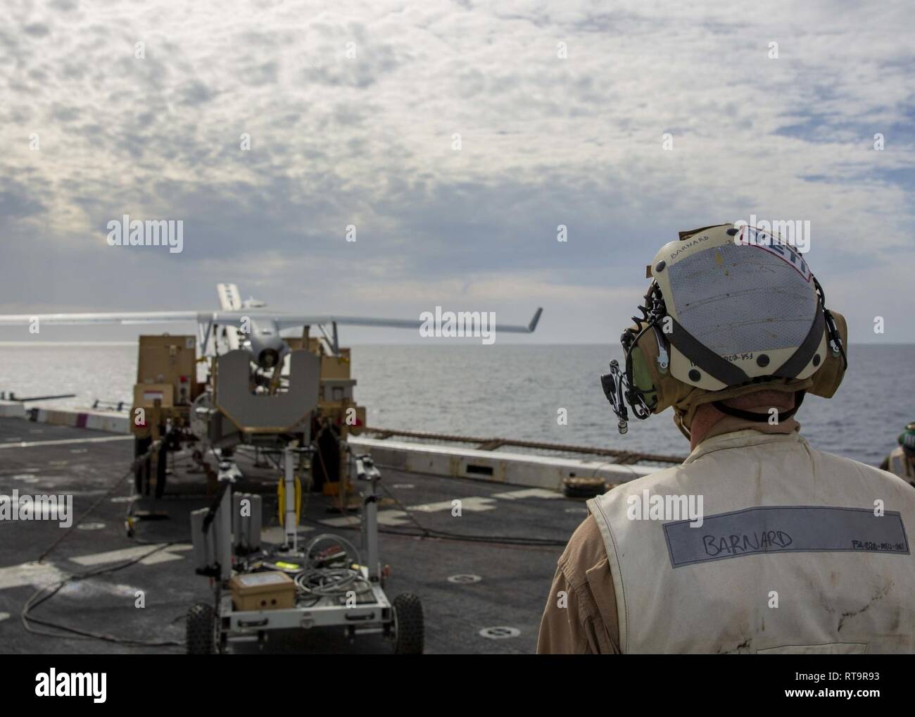 MEDITERRANEAN SEA, Feb. 1, 2019 - U.S. Marine Staff Sgt. Joseph Barnard ...