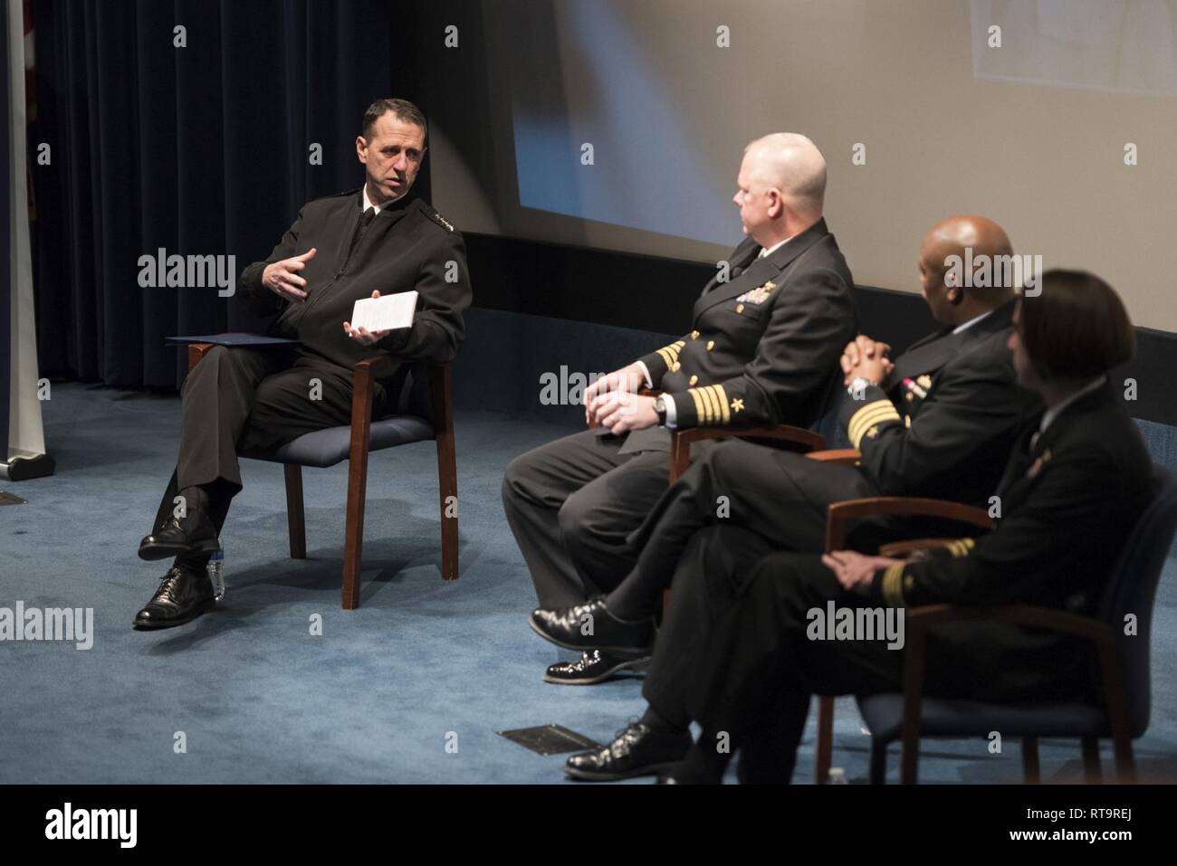 WASHINGTON (Jan. 31, 2019) Chief of Naval Operations (CNO) Adm. John ...