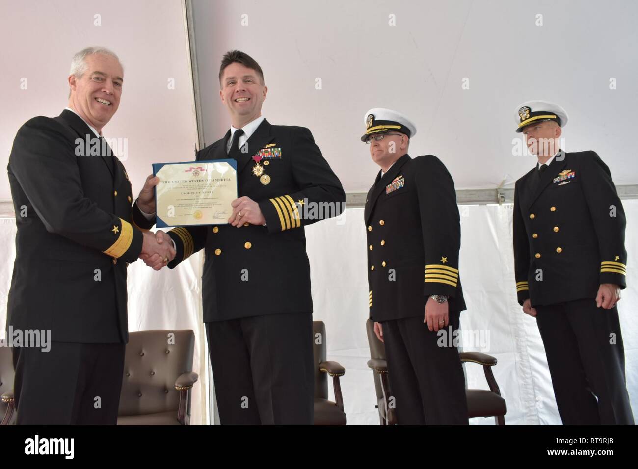 Commander destroyer squadron 26 hi-res stock photography and images - Alamy