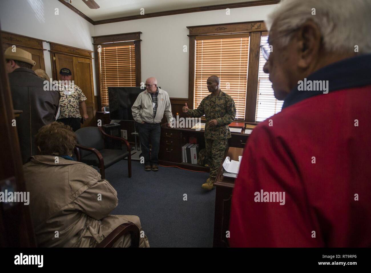 U.S. Marine Corps Sgt. Maj. Terrence C. Whitcomb, the sergeant major of ...