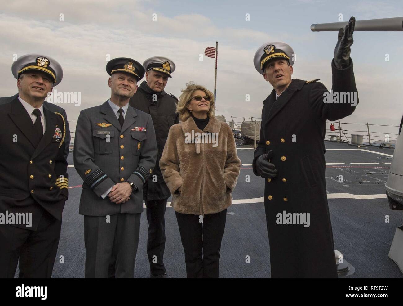 COPENHAGEN, Denmark (Feb. 1, 2019) – Cmdr. Craig Trent, commanding ...