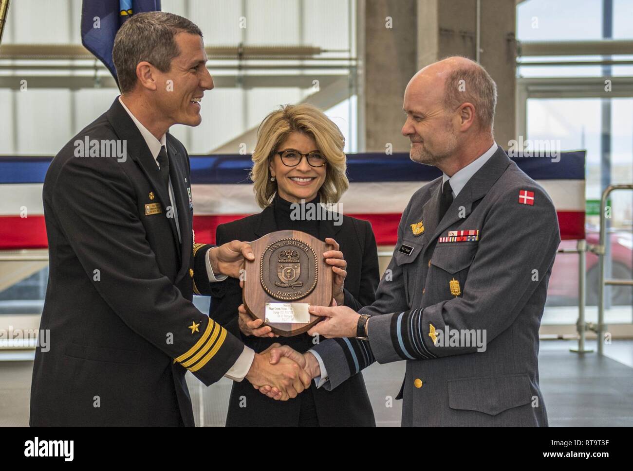 COPENHAGEN, Denmark (Feb. 1, 2019) – Cmdr Craig Trent, commanding ...