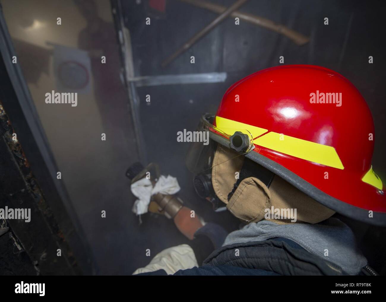 U.S. 5TH FLEET AREA OF OPERATIONS (Feb. 1, 2019) – Damage Controlman ...