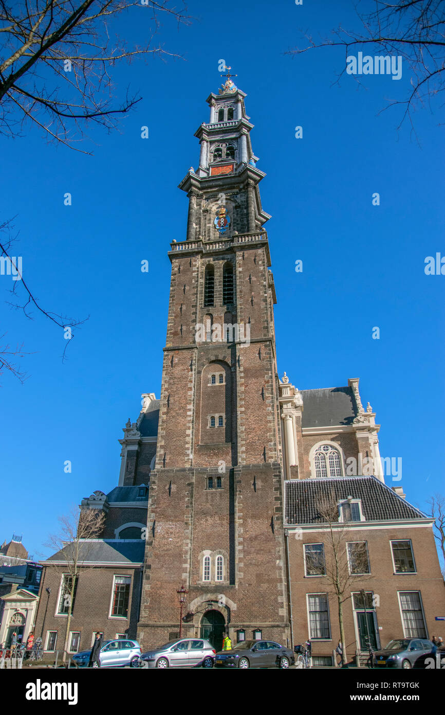 Westerkerk Church At Amsterdam The Netherlands 2019 Stock Photo - Alamy