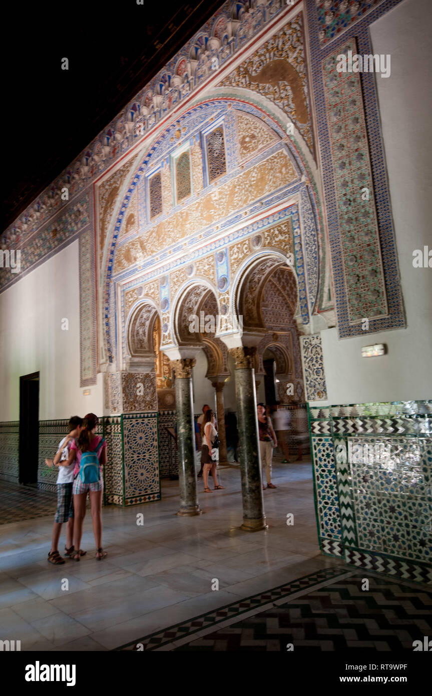 Europe, Spain, Andalucia, Seville, Alcazar de Seville Stock Photo - Alamy
