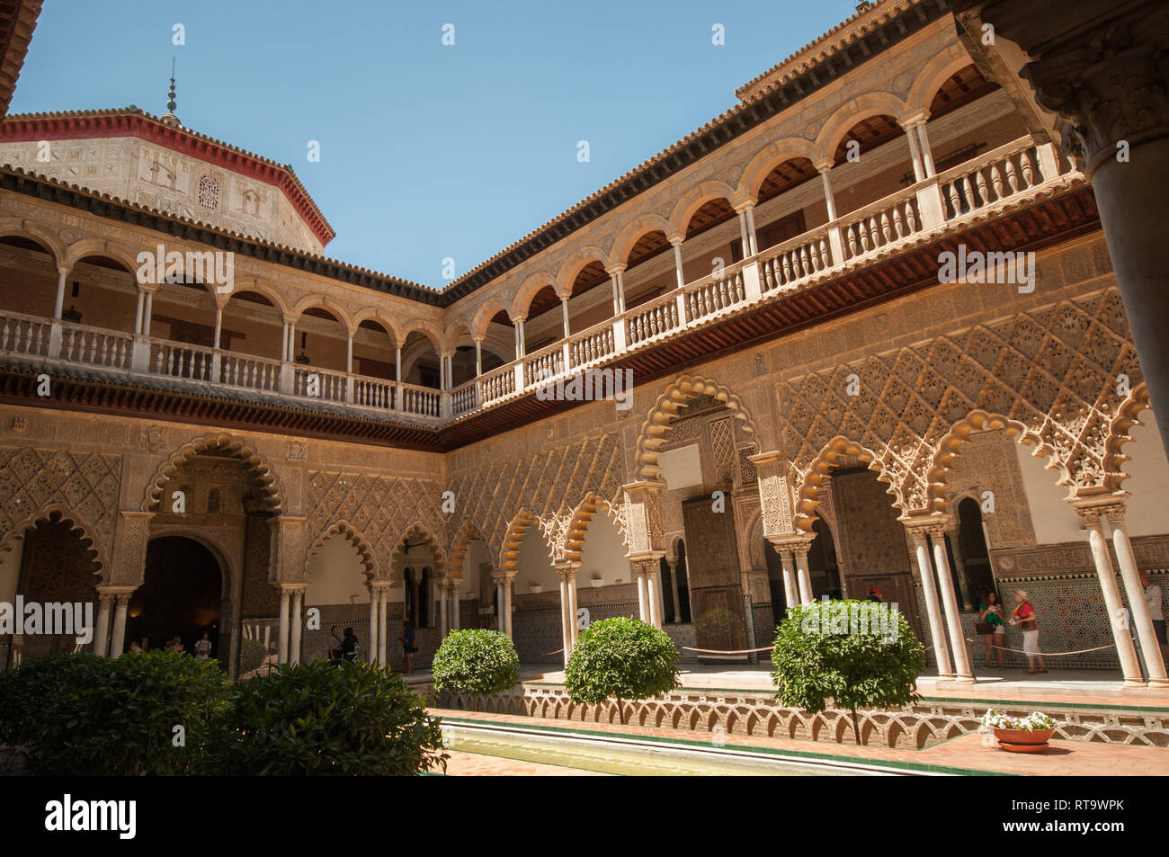 Europe, Spain, Andalucia, Seville, Alcazar de Seville Stock Photo - Alamy