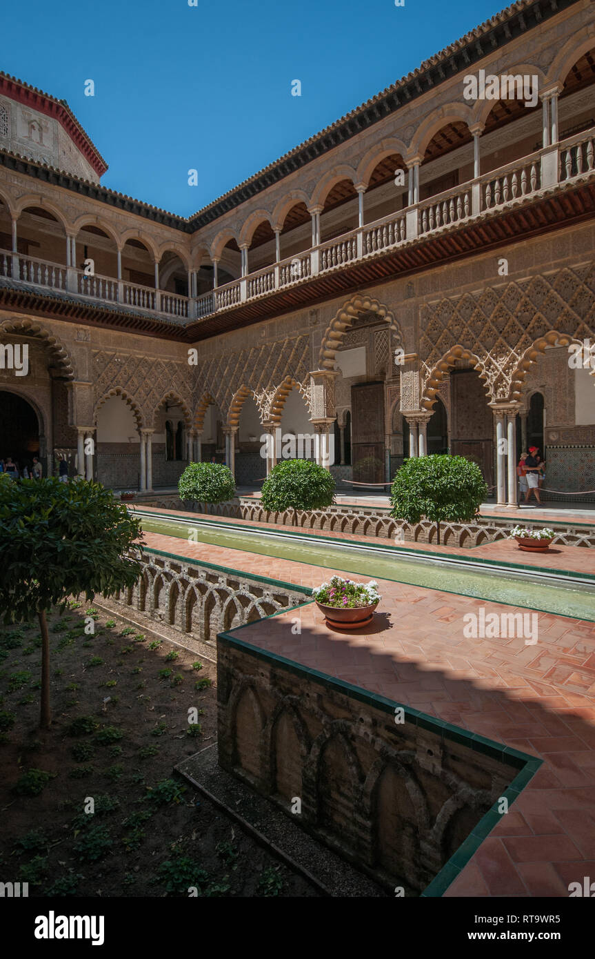 Europe, Spain, Andalucia, Seville, Alcazar de Seville Stock Photo - Alamy