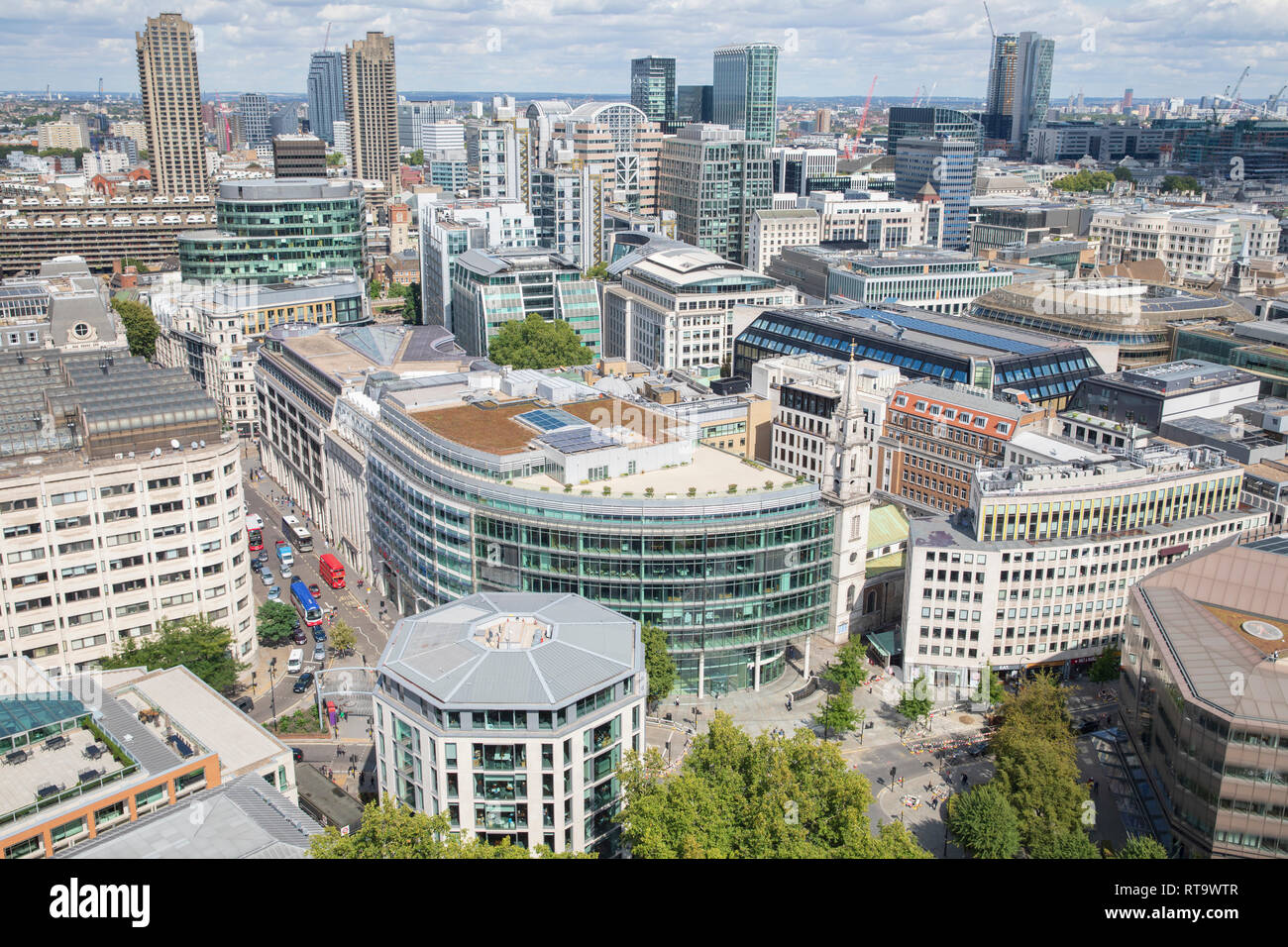 View of Cheapside from the Golden Gallery of St. Paul's Cathedral ...