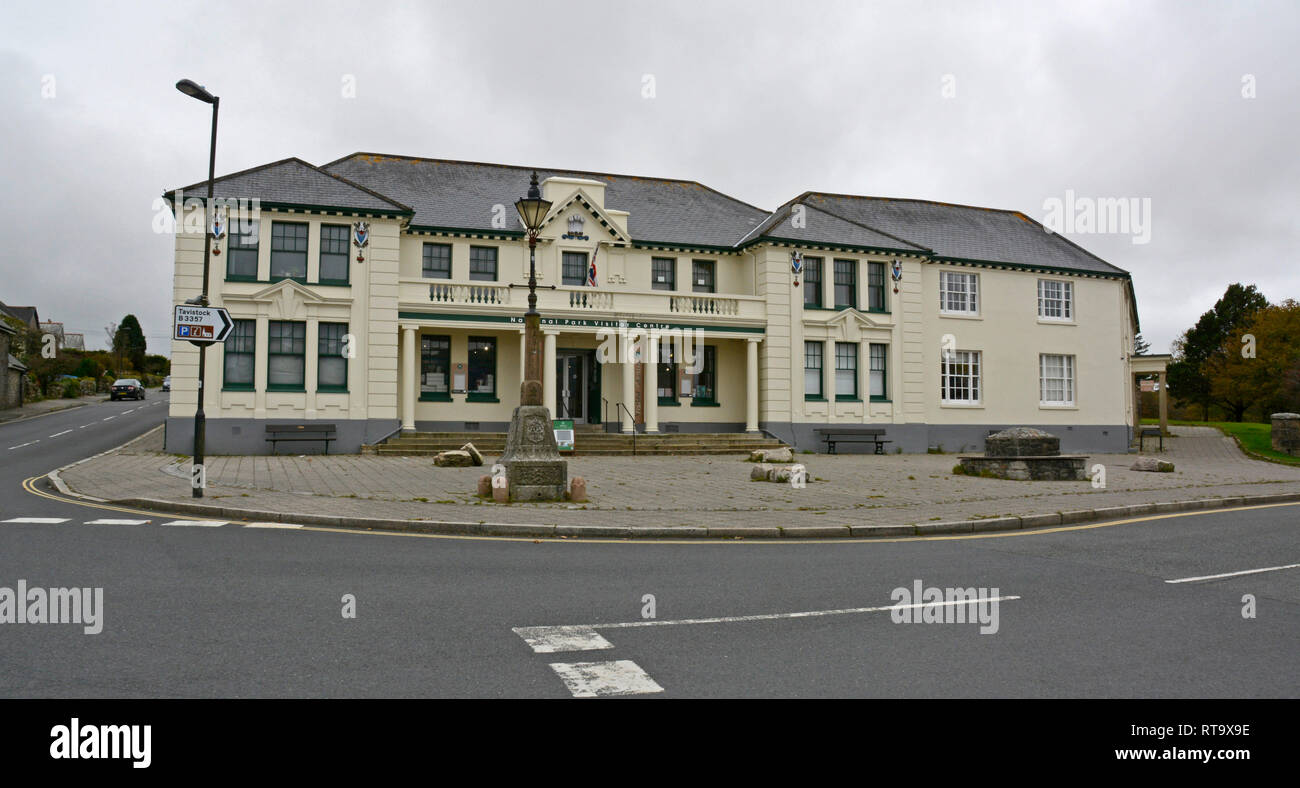 National Park Visitor Centre in Princetown, Dartmoor, Devon Stock Photo ...