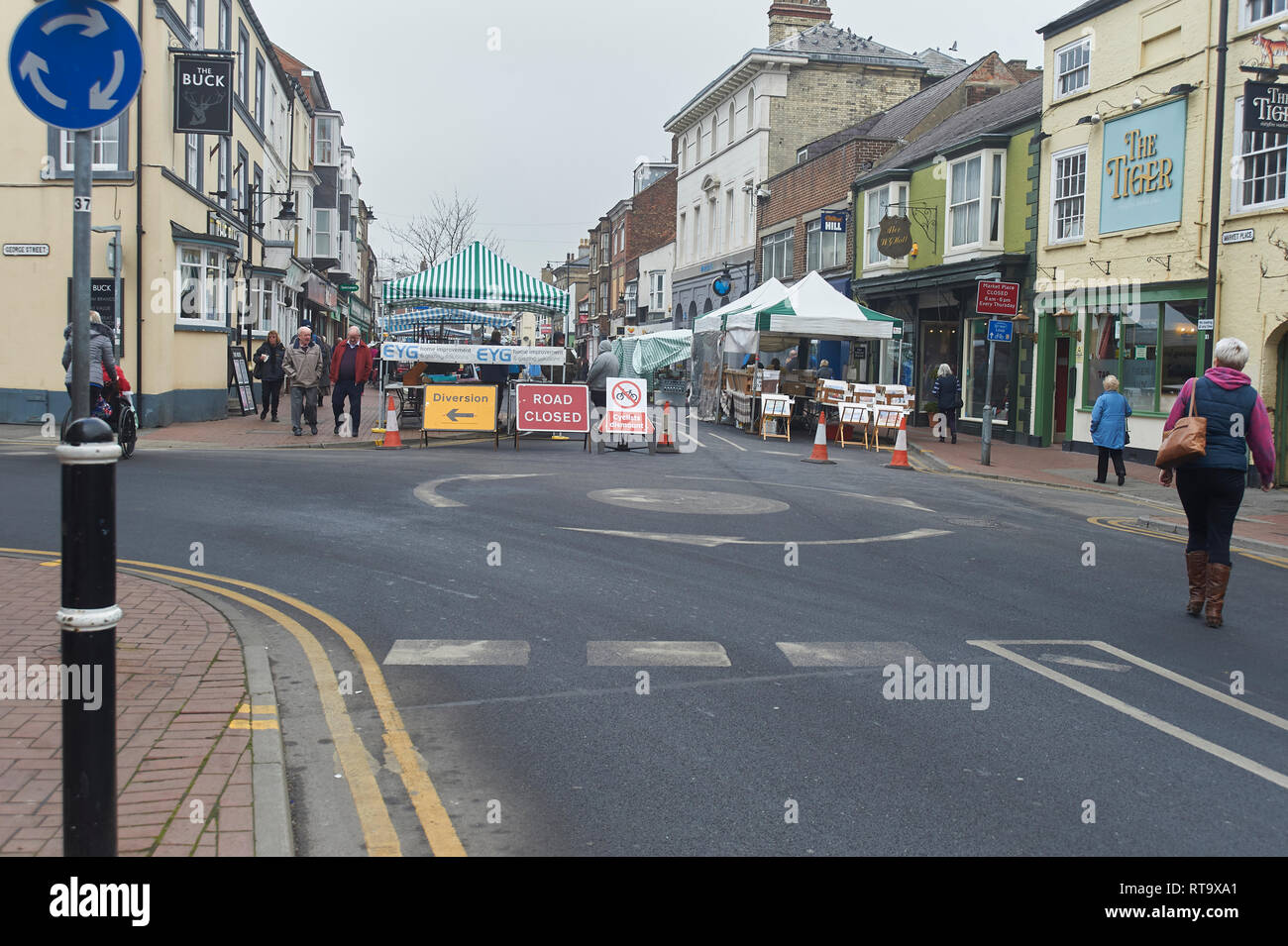 Market building in driffield hi-res stock photography and images - Alamy