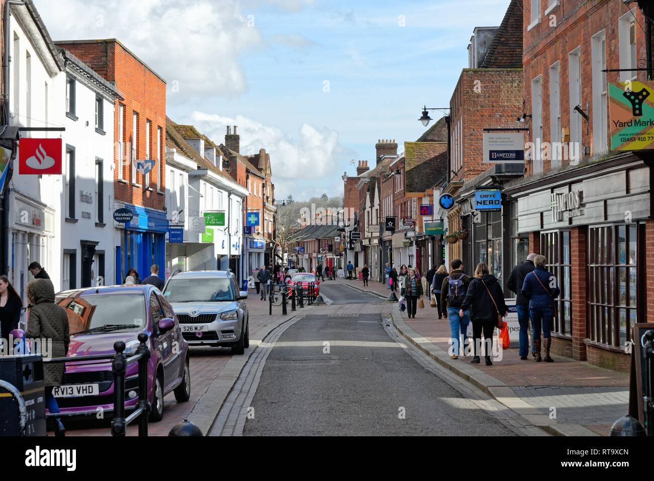 Godalming town centre surrey hi-res stock photography and images - Alamy