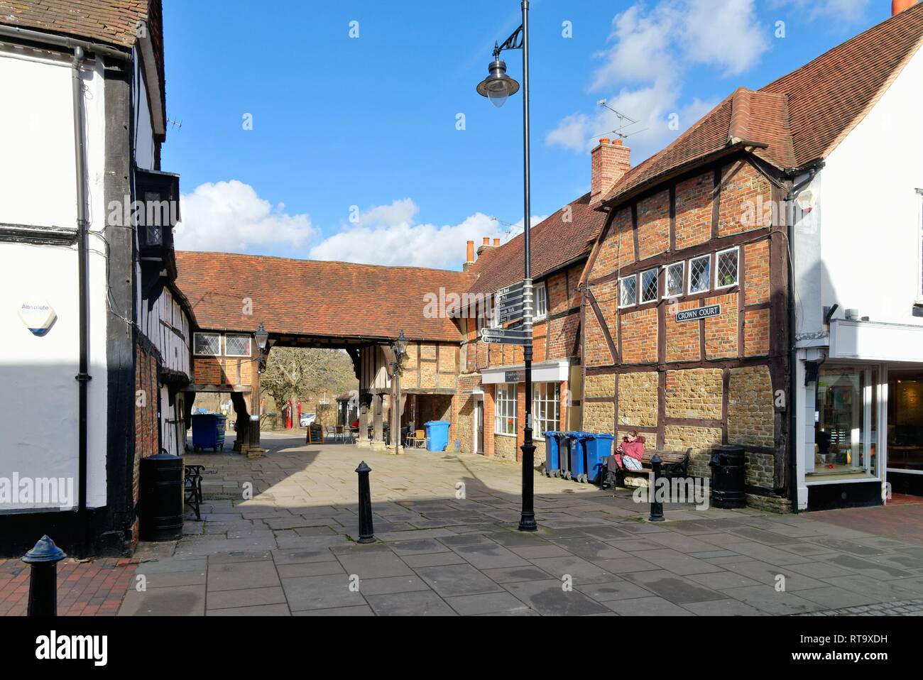 Centre of the market town of Godalming Surrey England UK Stock Photo ...