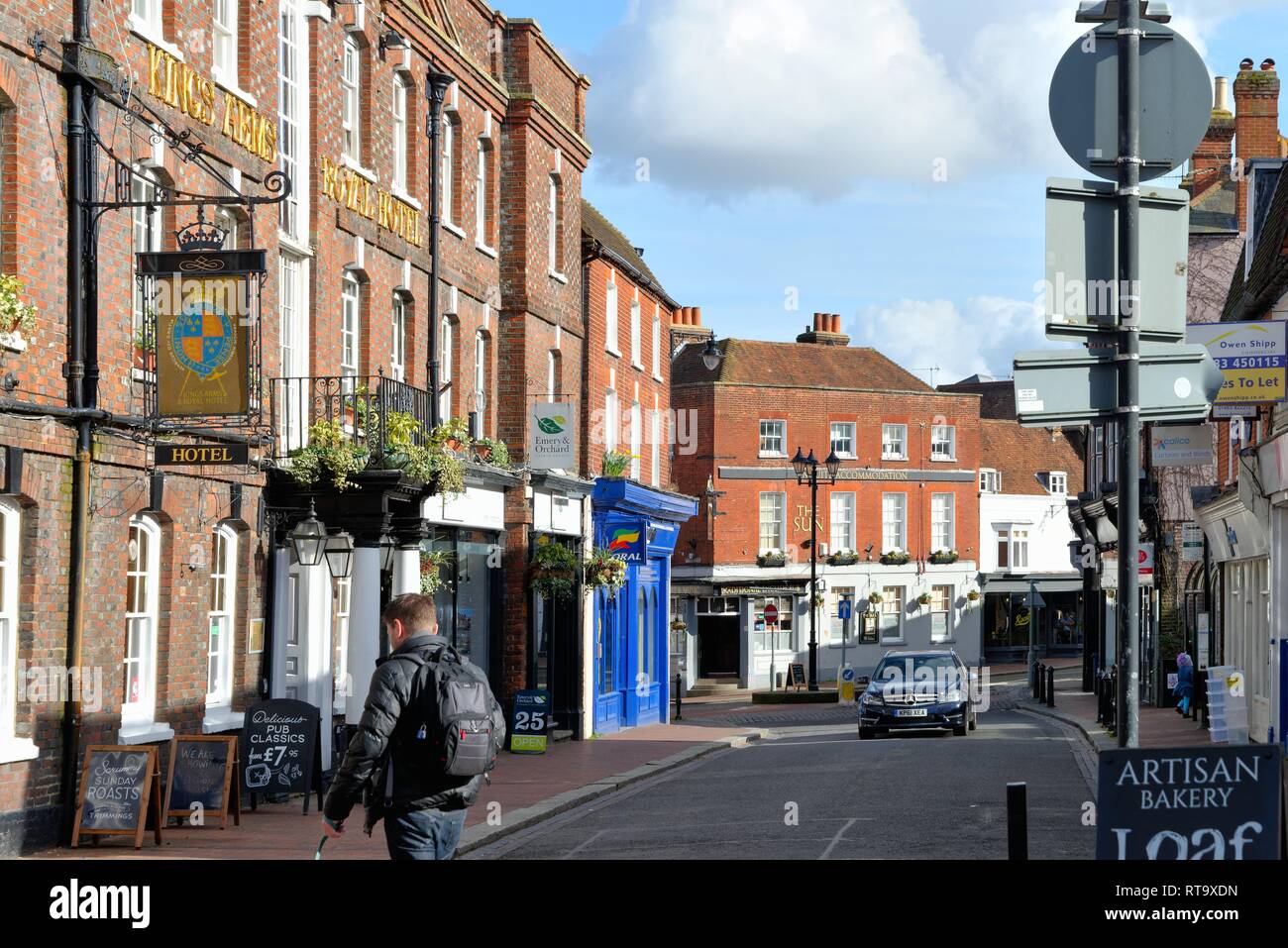 Godalming Town Centre Surrey Stock Photos & Godalming Town Centre ...