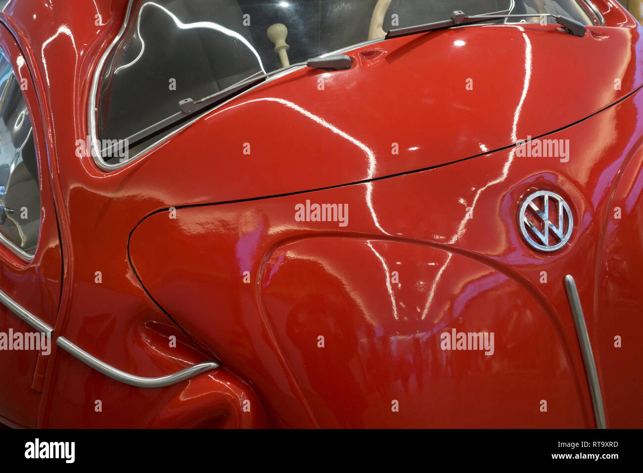 Detail of VW Beetle sphere sculpture in Amsterdam, by Ichwan Noor Stock ...