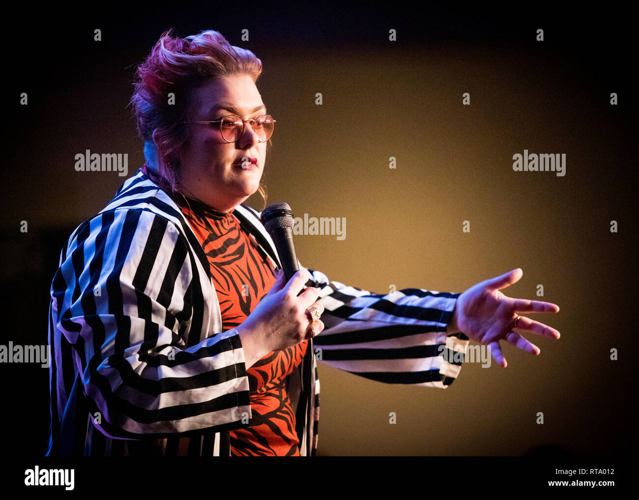 Jayde Adams, Comedian, star of Greatest Day movie, at Joker Comedy Club ...