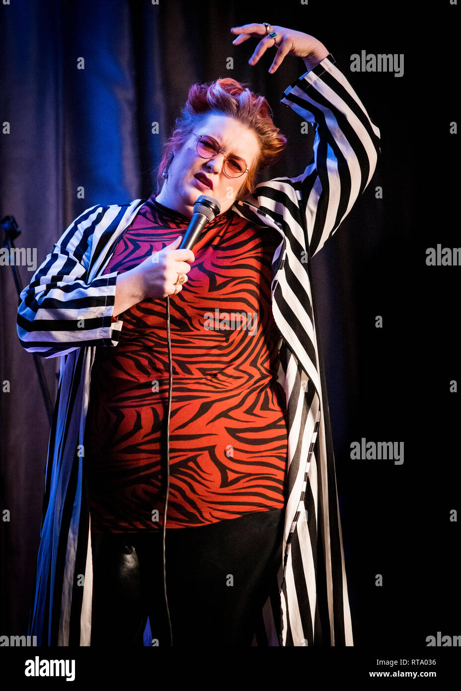 Jayde Adams, Comedian, star of Greatest Day movie, at Joker Comedy Club ...