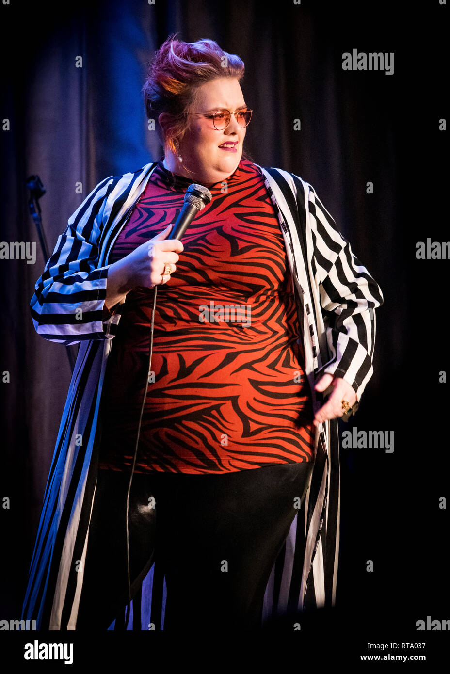 Jayde Adams, Comedian, star of Greatest Day movie, at Joker Comedy Club ...