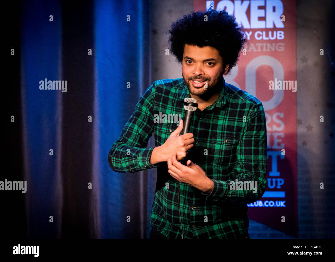 Johnny Cochrane, Joker Comedy Club, Southend, Essex © Clarissa Debenham ...