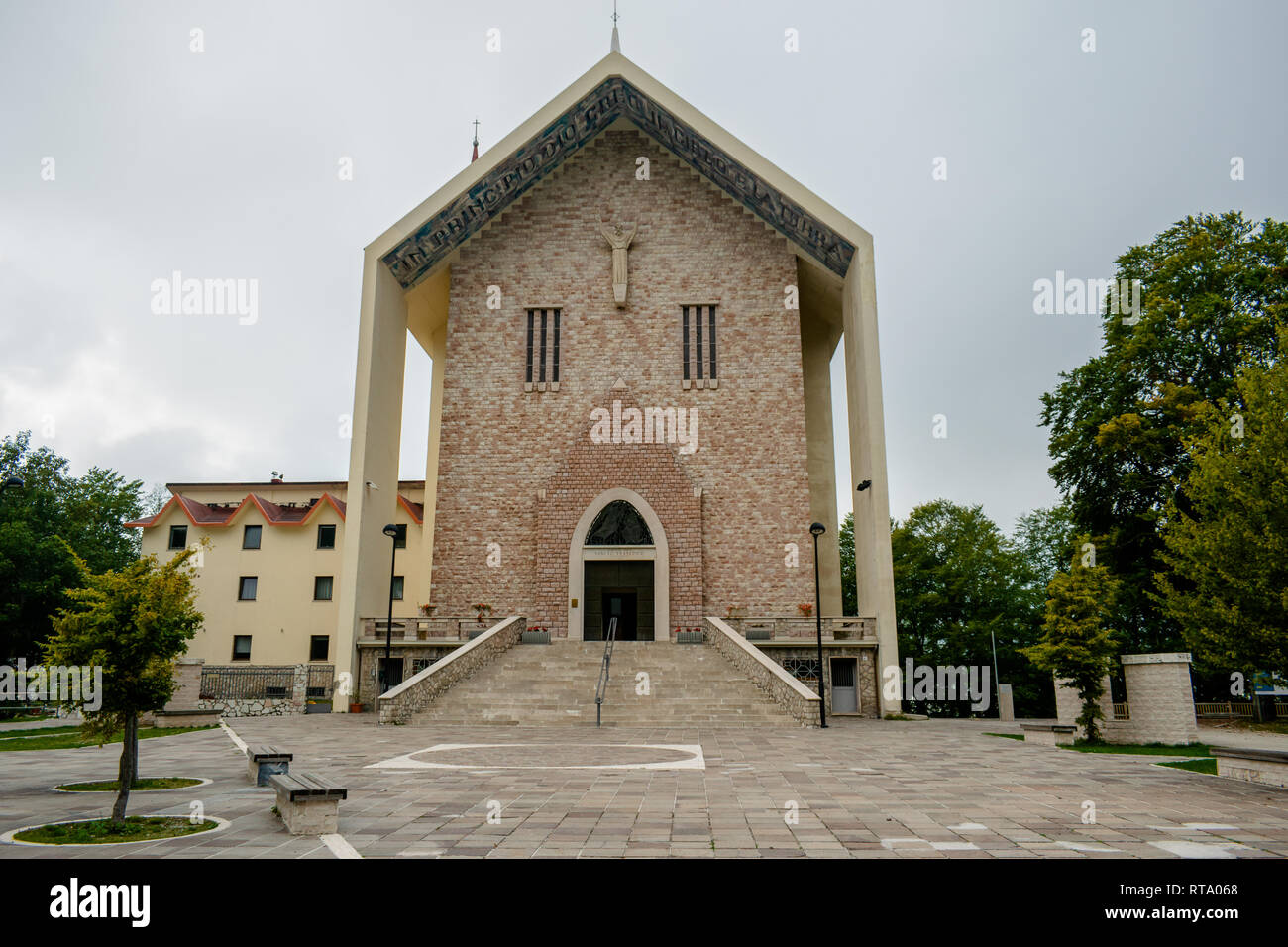 The Temple Pacis, Saint Francis, Terminillo, Italy Stock Photo - Alamy