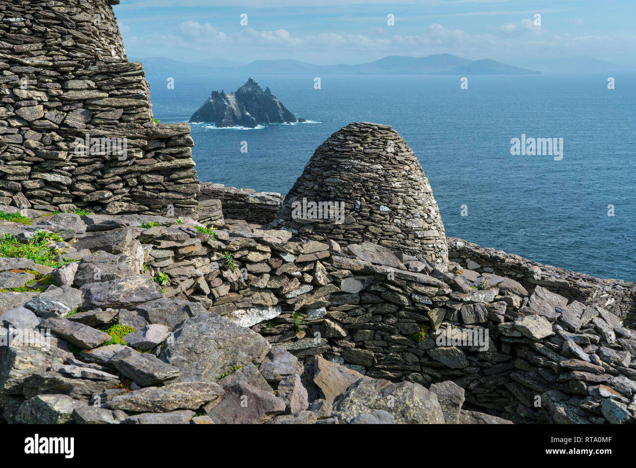 Monastery, Skellig Michael, Skellig Islands World Heritage Site, County ...